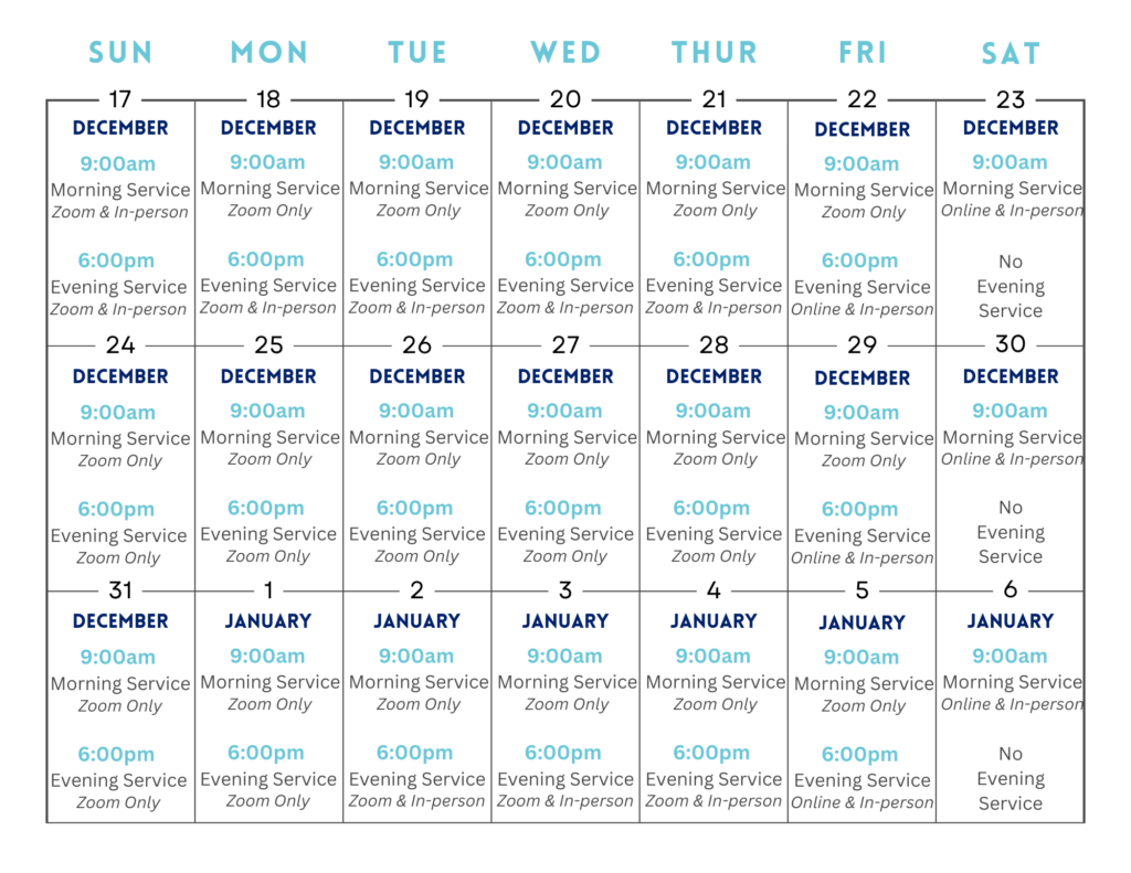 Service Schedule and Online Access